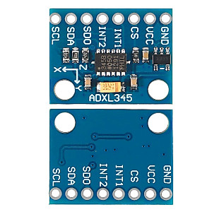 AITRIP 5pcs GY-291 ADXL345 3-Axis Digital Acceleration of Gravity Tilt Module for Arduino IIC/SPI Transmission