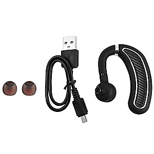 Zerone Bluetooth Headset, K21 Business Headphones Wireless Earphones with Microphone Single Earpiece with Noise Reduction Mic