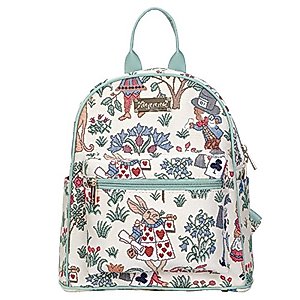 Signare Tapestry Women Backpack Rucksack Casual Daypack Design Inspired By Charles Voysey (DAPK-ALICE)