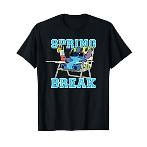 Disney Stitch Beach Chair Chill Spring Break T-Shirt T-Shirt