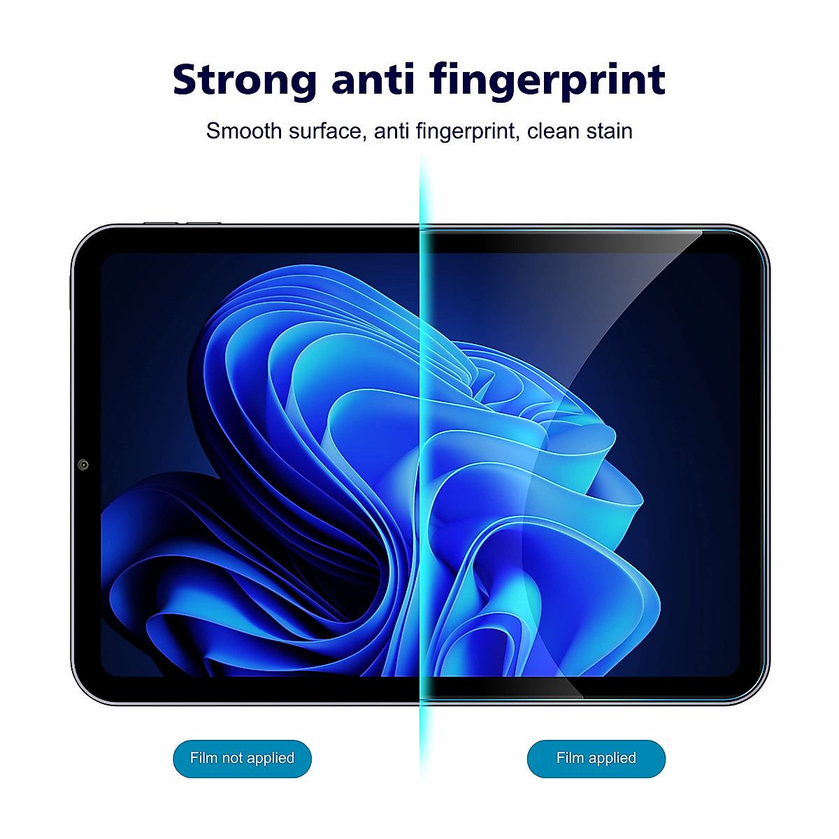 doeboe Screen Protector for iPad Mini 6 (8.3 inch, 2021), 2 Packs Tempered Glass 9H Hardness Protector for New iPad Mini 6th Generation, with Auto Exhaust Function, Bubble Free, Anti Scratch