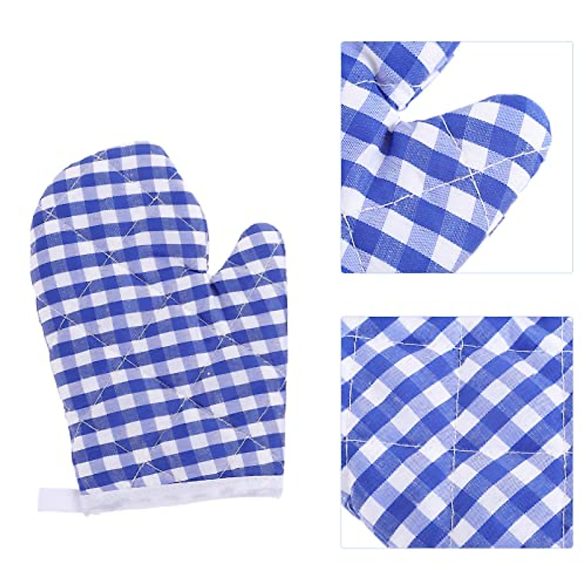 Oven Mitts Kitchen Gloves: Straw Holder 2Pcs Microwave Gloves Kitchen Mitts for Cooking Baking Grils Play Cooking Pot Kitchen Oven Mitts and Pot Holders Sets