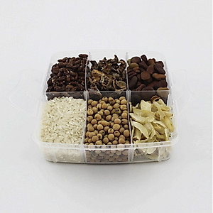 Clear Adjustable Jewelry Bead Sewing Organizer Box Storage Transparent Container Case (18 Compartments)