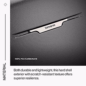 Samsonite Winfield 3 DLX Hardside Luggage with Spinners, 3-Piece Set (20/25/28), Graphite Grey