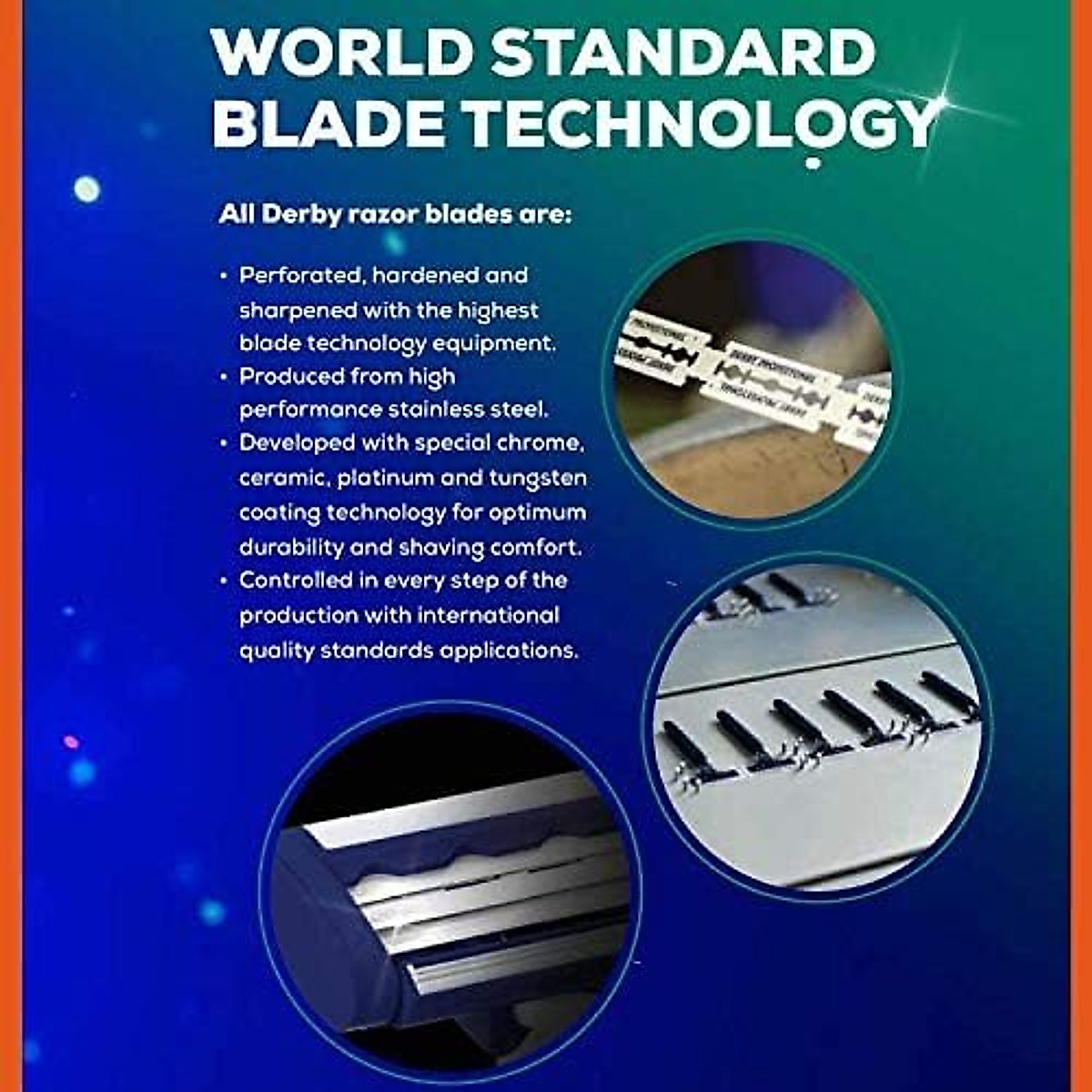 500 "Derby Professional" Single Edge Razor Blades for straight razor