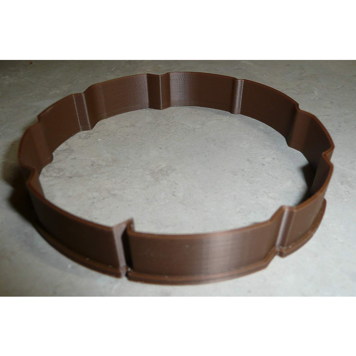 TREE LOG OUTLINE BARK WOOD GRAIN SLICE STUMP OUTDOOR THEME COOKIE CUTTER MADE IN USA PR2564