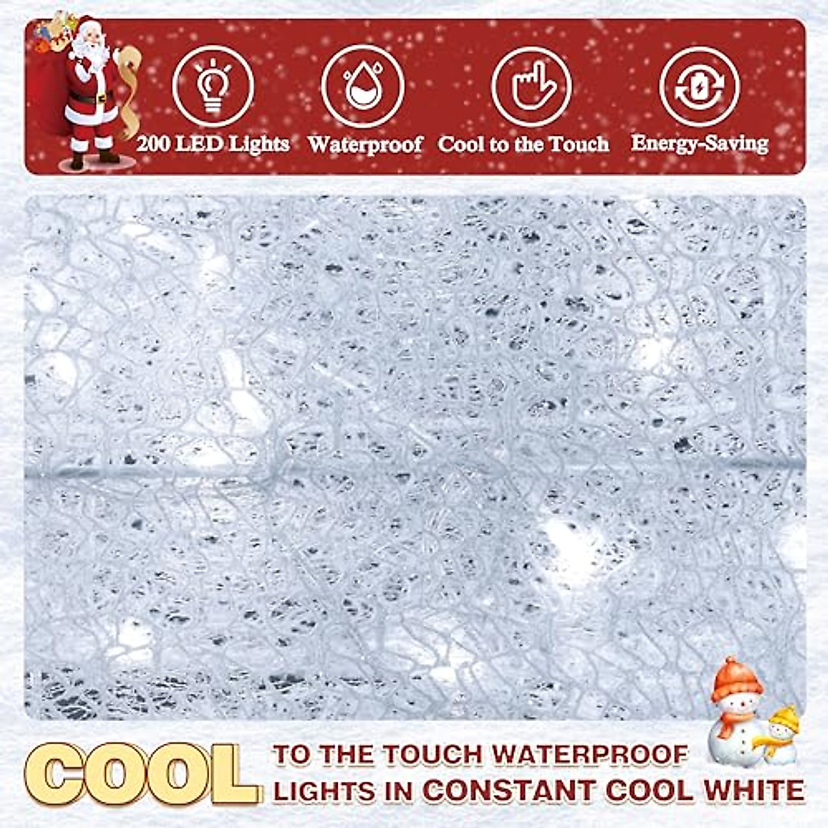 MUPATER Outdoor Christmas Decoration Lighted Deer Family Set Indoor, Christmas Holiday Yard Decor 3-Piece Moose Set for Lawn and Party with Lights, Ground Stakes and Zip Ties, White