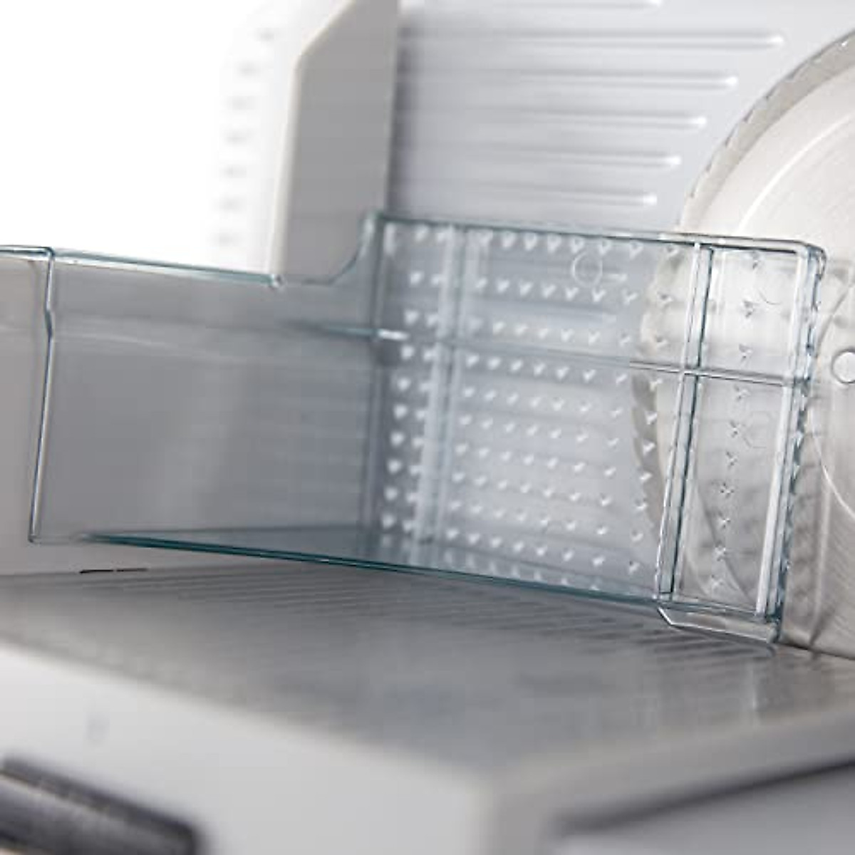 Chef'sChoice 615A Electric Meat Slicer Features Precision thickness Control & Tilted Food Carriage For Fast & Efficient Slicing with Removable Blade for Easy Clean, 7-Inch, Silver