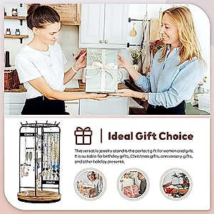 Homde Leather Jewelry Box + Jewelry Stand