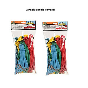 Superhero PUNCHBALLS - super hero party favors and toys (24 PC PARTY PACK)