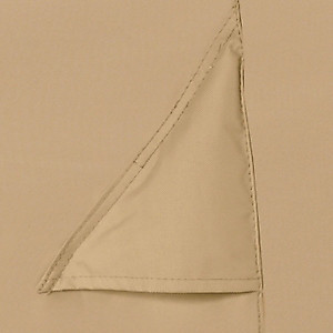 Classic Accessories Terrazzo Water-Resistant 48 Inch Rectangular Patio Coffee Table Cover, outdoor coffee table cover