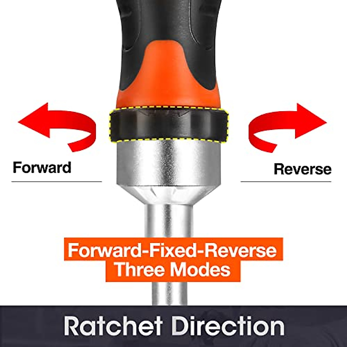 ValueMax 13-in-1 Multi-bit Ratcheting Screwdriver Set Tool All in One, Portable Multi-purpose Ratchet Screw-driver, Slotted/Philips/Torx/Square