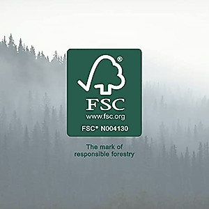 Amazon Aware 100% Bamboo 3-Ply Toilet Paper, Unscented, 24 Rolls, FSC Certified, 350 Sheets, 8400 Count, Pack of 24, Plastic-Free