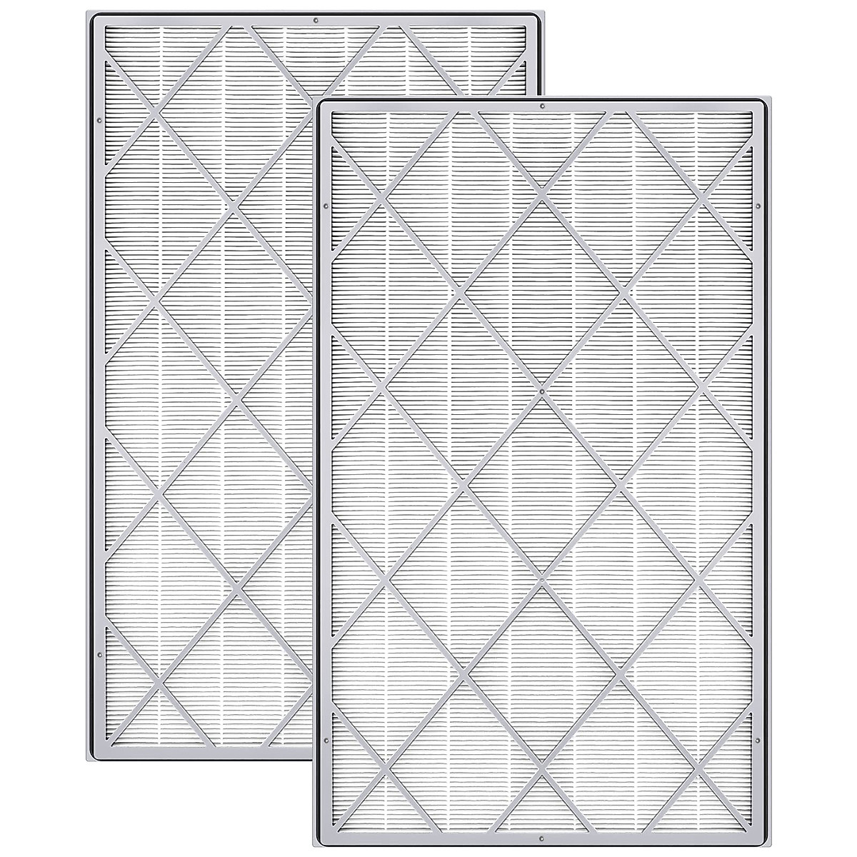 HE601 HEPA Replacement Filter Compatible with Shark Air Purifier 6-Fan Models HE601& HE602, H13 True Premium HEPA Filter, Compare to Part # HE6FKPET, HE6FKBAS, HE6FKPRO, 2 Pack