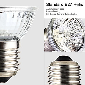 OMAYKEY 3-Pack 75W UVA + UVB Full Spectrum Sun Lamp Sunbathe Heat Lamp/Bulb/Light for Lizard Reptiles and Amphibians