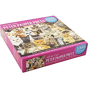 PETER PAUPER PRESS All The Cats 1000 Piece Jigsaw Puzzle