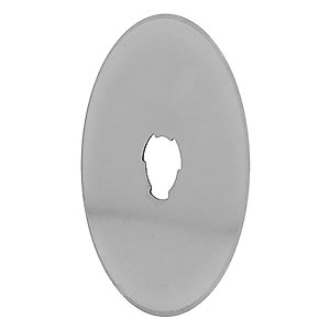 45mm Round Knife Blade Replacement Kit, SKS -7 Material, 6 Layers Fabric Cutting, Suitable for Paper, Fabric, Leather, Rotating Blade for Efficient Cutting