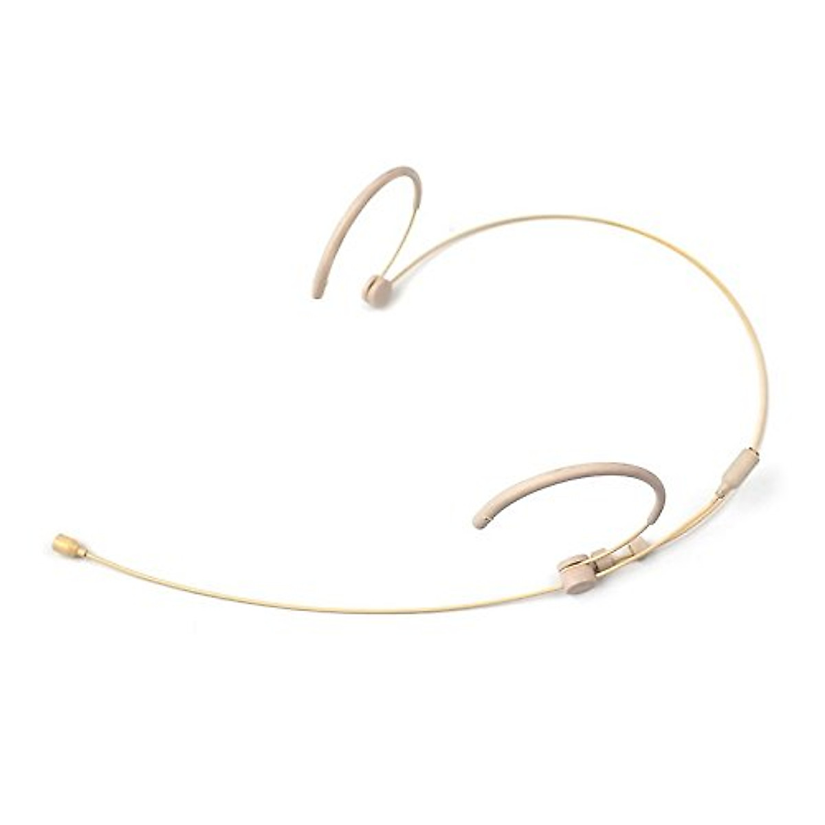 Microdot 4016 Headset Headworn Microphone for SENNHEISER Wireless System- Detachable Cable with 3.5mm Screw Locking Plug - Omidirectional Mic