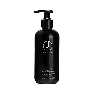 J Beverly Hills Platinum Volume Conditioner with Vitamin B5 to Prevent Hair Breakage, 12 Oz