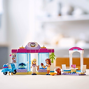 LEGO Friends Heartlake City Bakery 41440 Building Kit; Kids Café Toy Playset Friends Stephanie and Olivia; Collectible Toy, New 2021 (99 Pieces)
