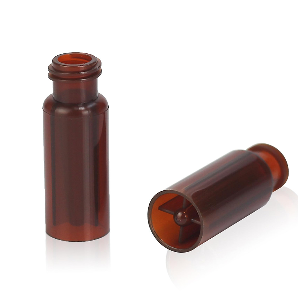 PEKYBIO Polypropylene Micro Vial 0.3 ml, Amber, 9-425 Screw Thread, 12X32 mm, Pack of 100