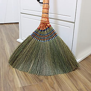 H Hand-Woven Mango Broom Soft Hair Broom Home Wood Flooring Tile Cleaning Set Hair Fantastic Single Broom Furniture