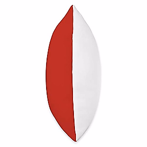 Beach Home Coastal Collection Nautical Signal Flag Code Maritime International Letter H Throw Pillow, 18x18, Multicolor