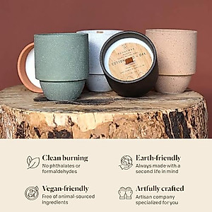 Paddywax National Parks Artisan Soy Wax Scented Candle Made in the USA, 11-Ounce Textured Ceramic Jar, Yosemite