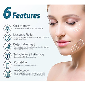 ESARORA Ice Roller for Face & Eye, Puffiness, Migraine, Pain Relief and Minor Injury, Skin Care Products