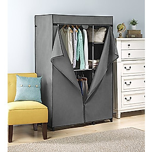 Whitmor Deluxe Utility Closet - 5 Extra Strong Shelves - Removable Cover