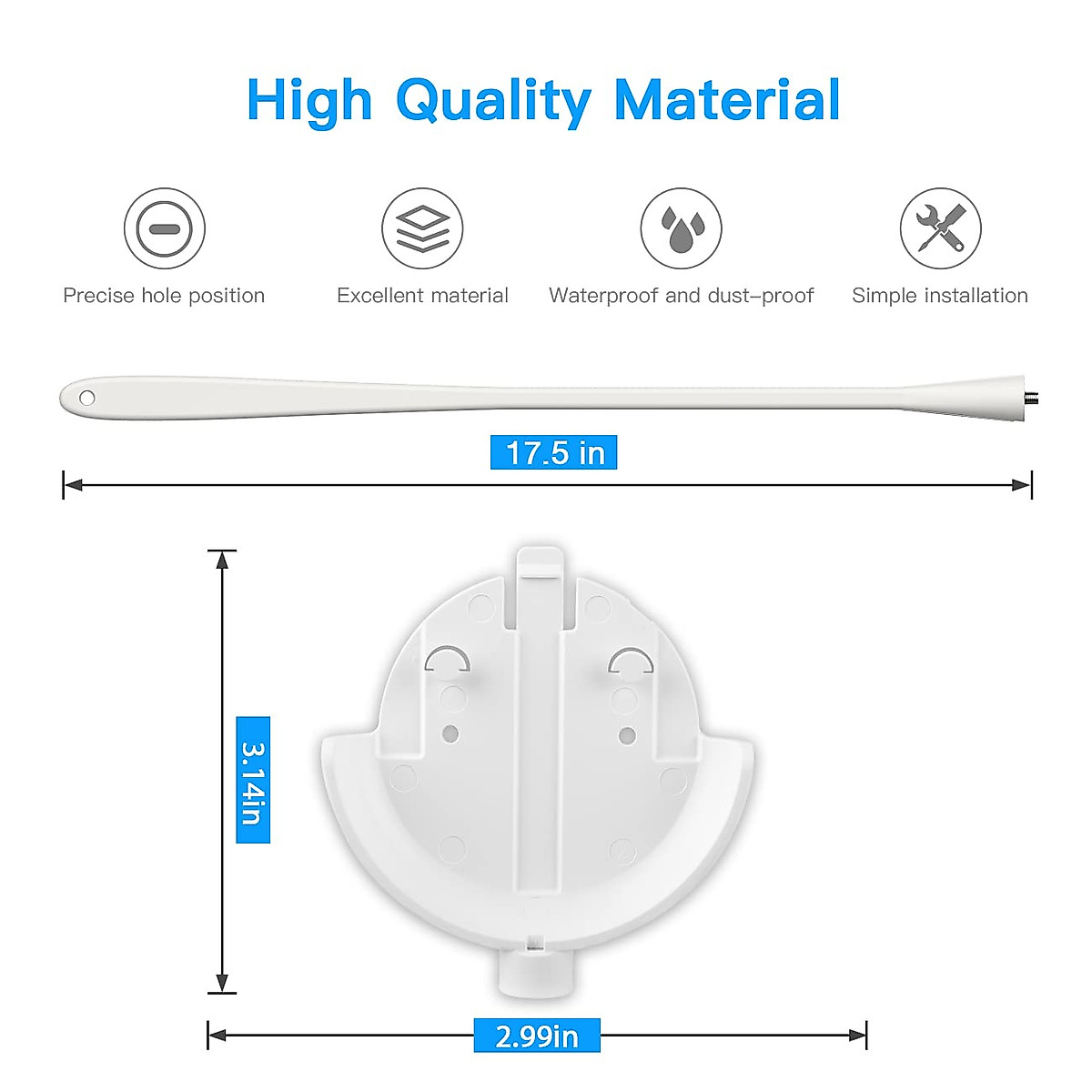 Koroao Baby Monitor Mount for VTech VM350/VM320 Baby Monitor Versatile Twist Mount Without Tools or Wall Damage