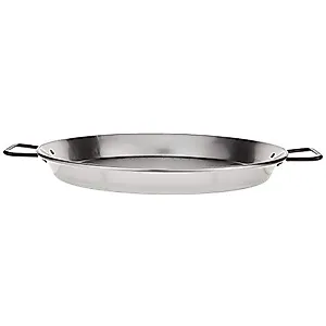 Garcima 16-Inch Pata Negra Restaurant Grade Paella Pan, 40cm
