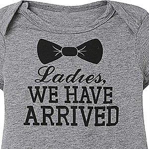 bakjuno Newbron Gentleman Rompers Baby Boy Bodysuits Cute Twins Romper (Gray02, 0-3 Months)