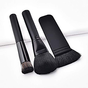 Makeup Designer Brushes Cosmetic Brush Eyeshadow Tool Wooden Makeup Foundation 3PCS Powder Brush Makeup Brush Cover