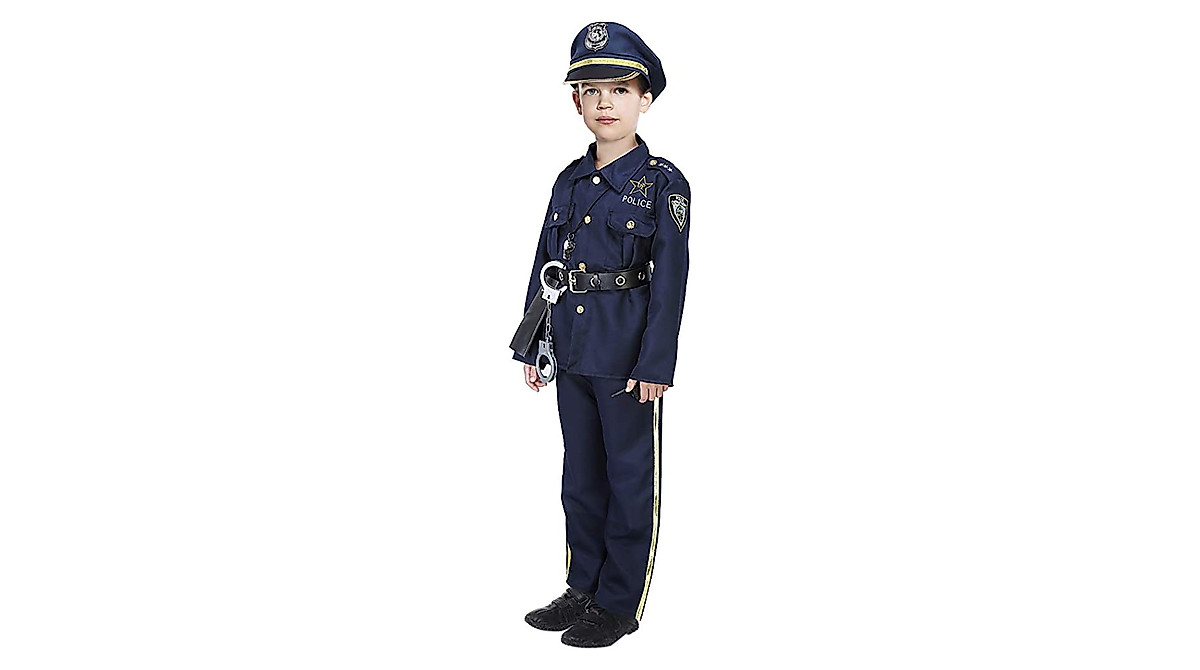 Twister.CK Kids Police Costume for Halloween Fun