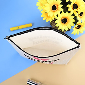 Nursing School Gifts Cosmetic Bag Gift Nurse Gifts for Women Nurse Makeup Bag Practitioner Gift Nurse Appreciation Gift Nurses Day Birthday Graduation Gift for Nurse Nursing Student Makeup Pouch