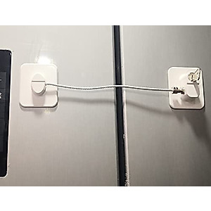 YEYA Upgraded No Drill Furniture Wall Anchors for Baby Proofing, Anti Tip Furniture Straps for Child Safety 2 Pack