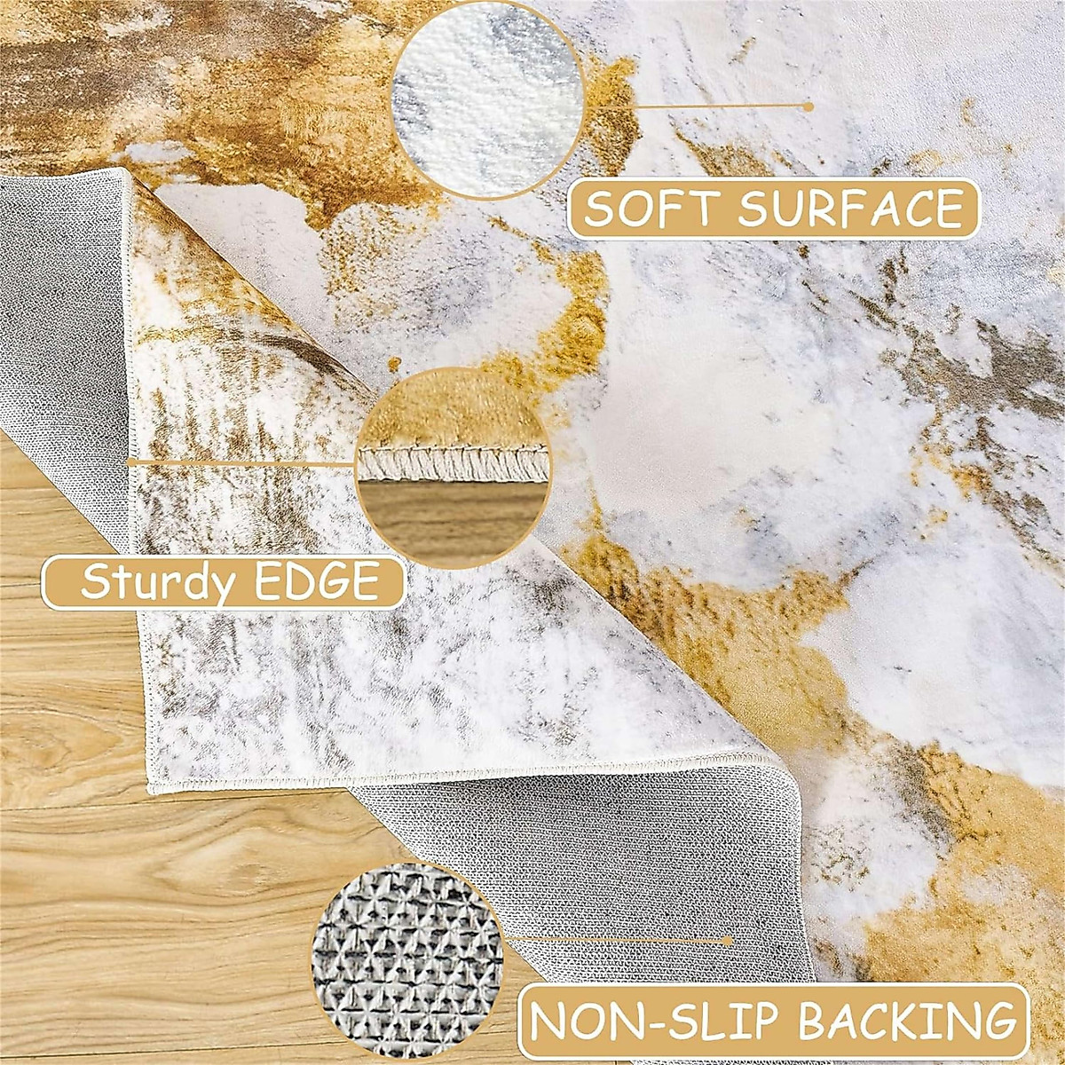 rugylsf Living Room Area Rug Steampunk Gear Print Luxury Rug Bedroom Dining Room Soft Non-Slip Floor Mats Washable Black Gear Rug Tool Shop Office Rug Mechanical Enthusiast Rugs 4x6ft