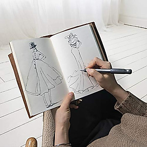 WANDERINGS A5 Leather Travelers Notebook A5 Refillable Travelers Journal, Hand-Crafted Genuine Leather - Perfect for Writing, Poets, Travelers, as a Diary - Blank Inserts - 22 x 15cm, 8.5x6 (A5)