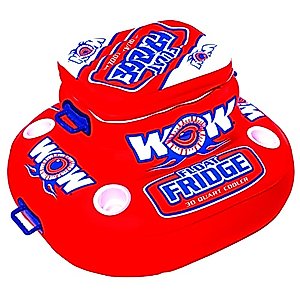 WOW World of Watersports Float Fridge 30 Can Capacity Inflatable Cooler, 11-2000