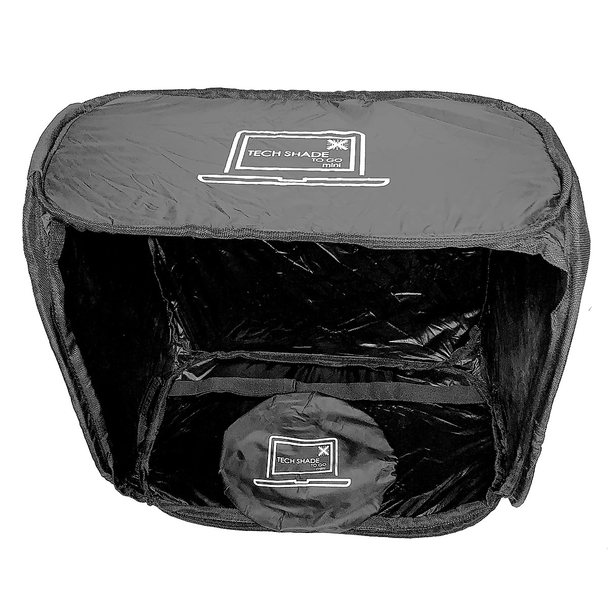 TECH SHADE TO GO mini Portable Laptop Sun Shade, Privacy Cover, Laptop Sun Shade, Laptop Shade for Working Outside, Laptop Shade, Laptop Sun Hood, Laptop Sun Glare Shield, Laptop Hood Outside Glare