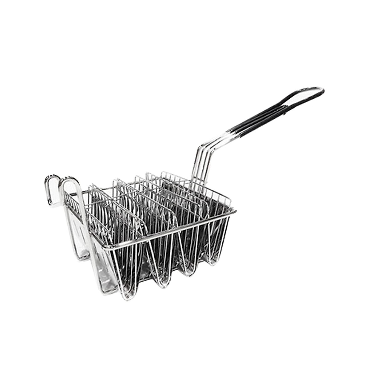 LOVIVER Taco Deep Shell Fryer Basket Taco Holder Basket with Grip Handle, Practical, 4/6 Shells Optional - 4 Shells