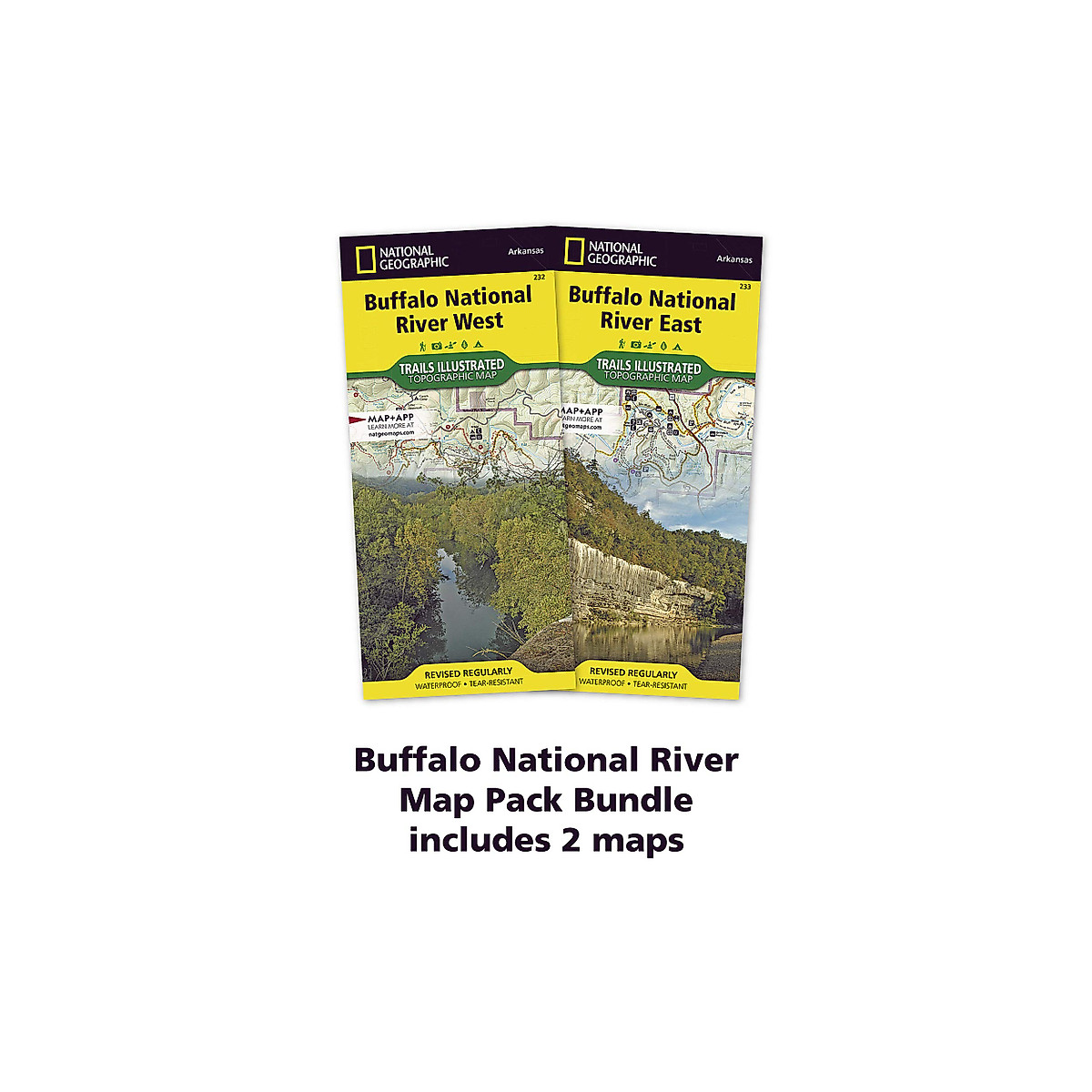 Buffalo National River [Map Pack Bundle] (National Geographic Trails Illustrated Map)