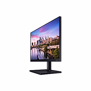 SAMSUNG FT45 Series 24-Inch WUXGA 1920 x 1200 Computer Monitor, 75Hz, IPS Panel, HDMI, DisplayPort, DVI, USB Hub, Built-in Speakers, Height Adjustable Stand, 3 Yr WRNTY (LF24T454GYNXZA),Black