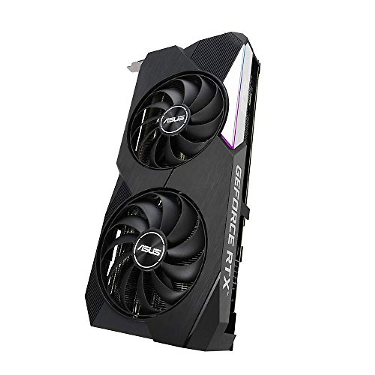 ASUS Dual NVIDIA GeForce RTX 3060 Ti OC Edition Gaming Graphics Card (PCIe 4.0, 8GB GDDR6 Memory, HDMI 2.1, DisplayPort 1.4a, Axial-Tech Fan Design, Dual BIOS, Protective Backplate, GPU Tweak II)