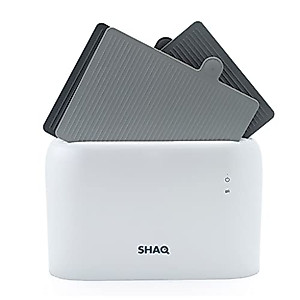 Shaq 4Pc Uvc Sanitizing & Disinfecting Cutting Board & Knife Station Kitchen Tools Black