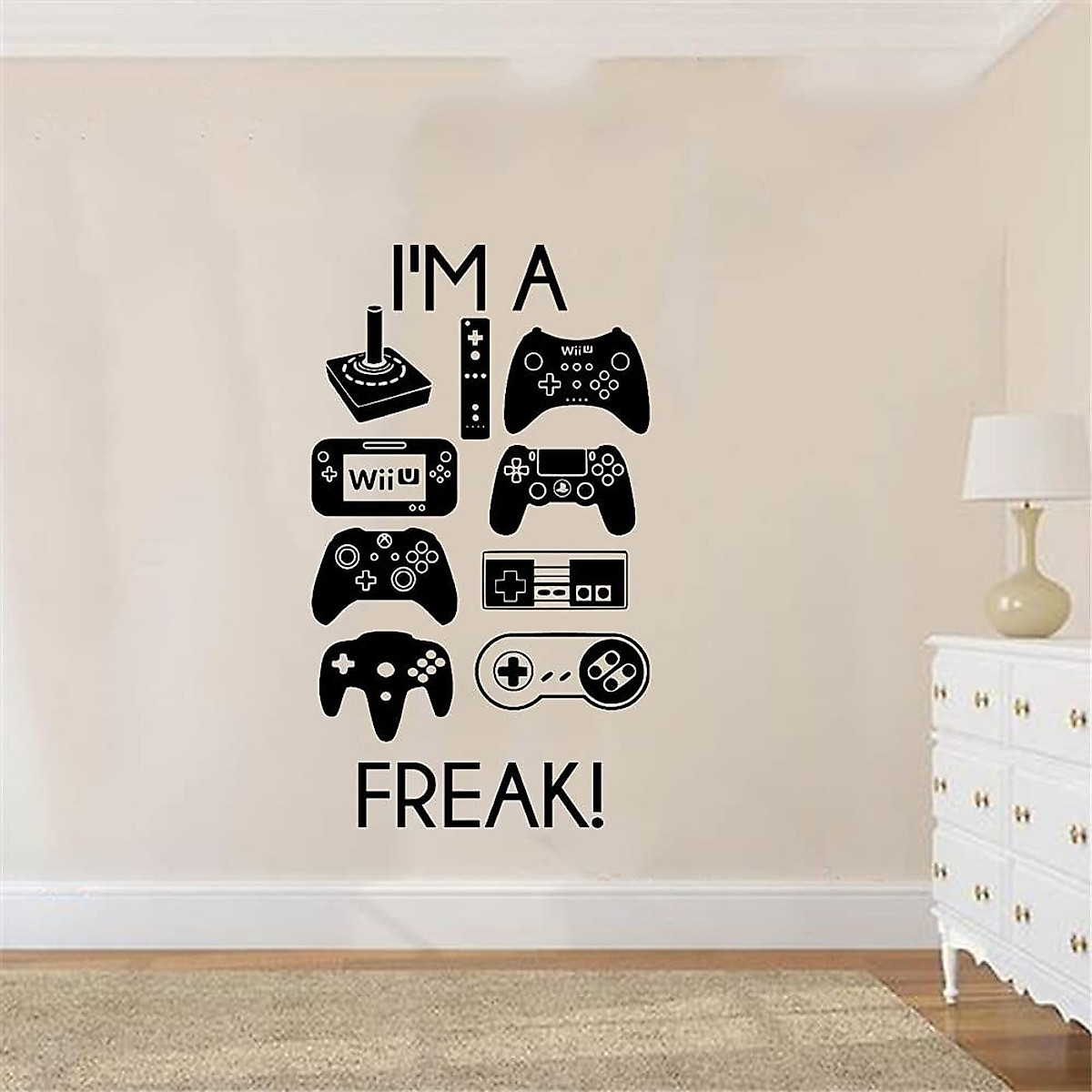XIAOHUKK Gamepad decalsVideo Game Controller Stickers