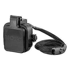 CURT 58265 Protective GMC MultiPro, Chevy Multi-Flex Tailgate Sensor for Towing Accessories, 2-Inch Receiver Hitch Cap,Black