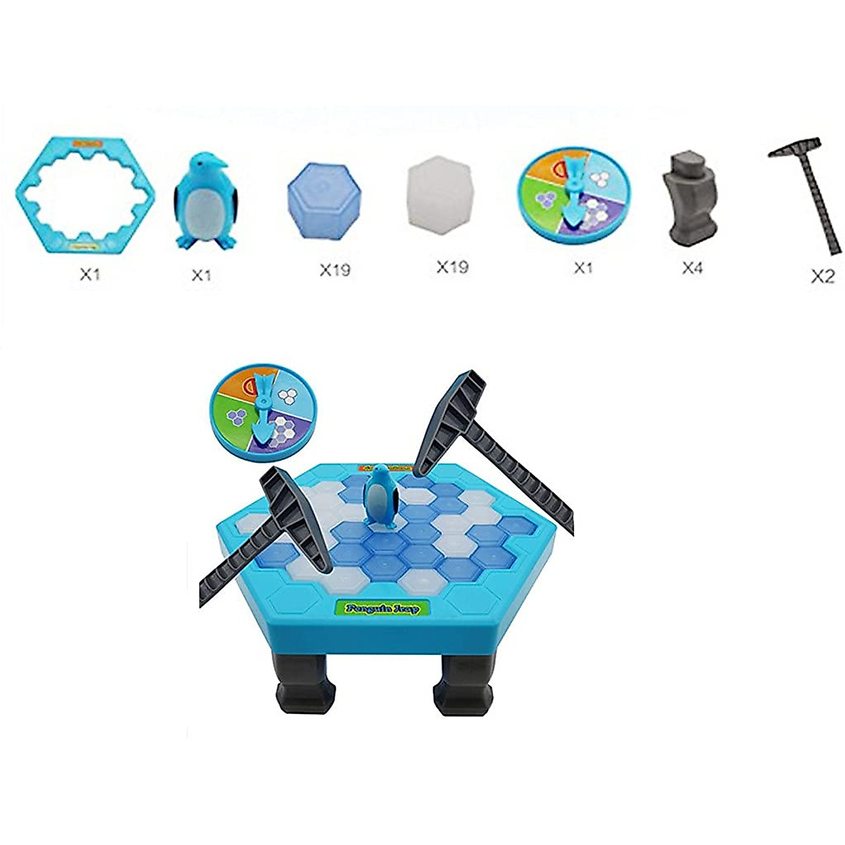 SuperLi Puzzle Table Games Penguin ice pounding Penguin ice Cubes Save Penguin Knock ice Block Wall Toys Desktop Paternity Interactive Game