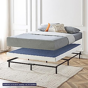 Best Price Mattress 7 Inch Metal Bed Frame for Box Springs, Heavy Duty Steel Construction, Full